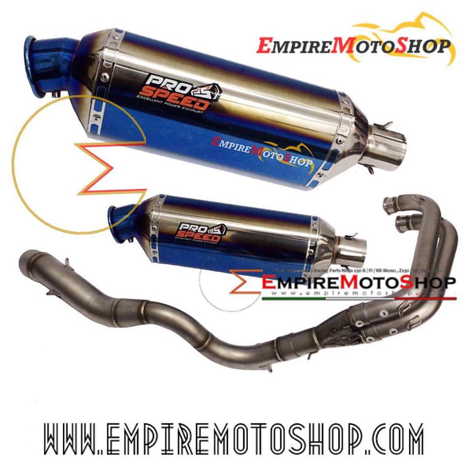 Jual Knalpot Prospeed Blue Ninja 250 Fi Fullsystem | Shopee Indonesia