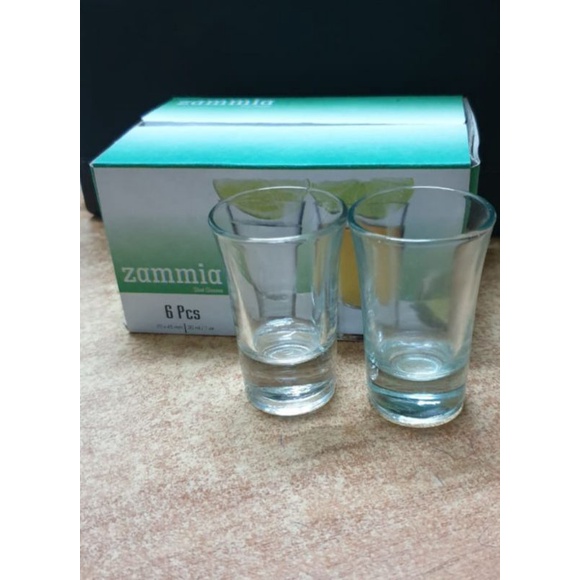 Jual Sloki Zammia Glass /Sloki Gelas /Gelas Mini | Shopee Indonesia