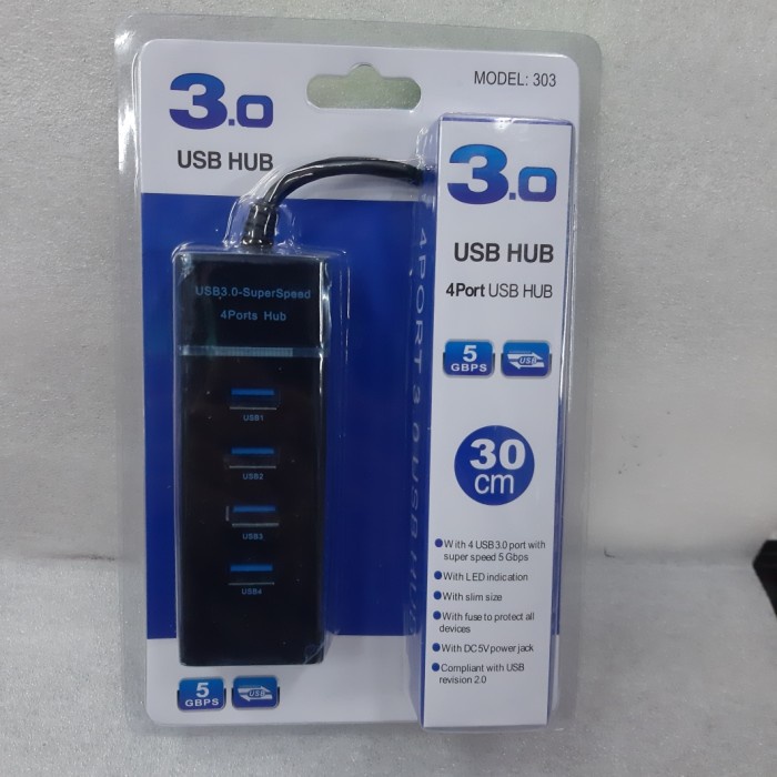 Jual USB HUB 3.0 M303 (30CM) | Shopee Indonesia