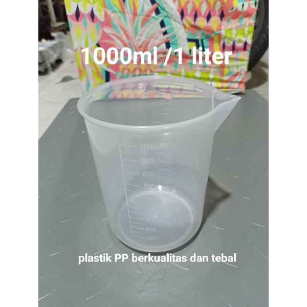 Jual Gelas Takar 1 Liter atau Gelas Ukur 1000ml | Shopee Indonesia