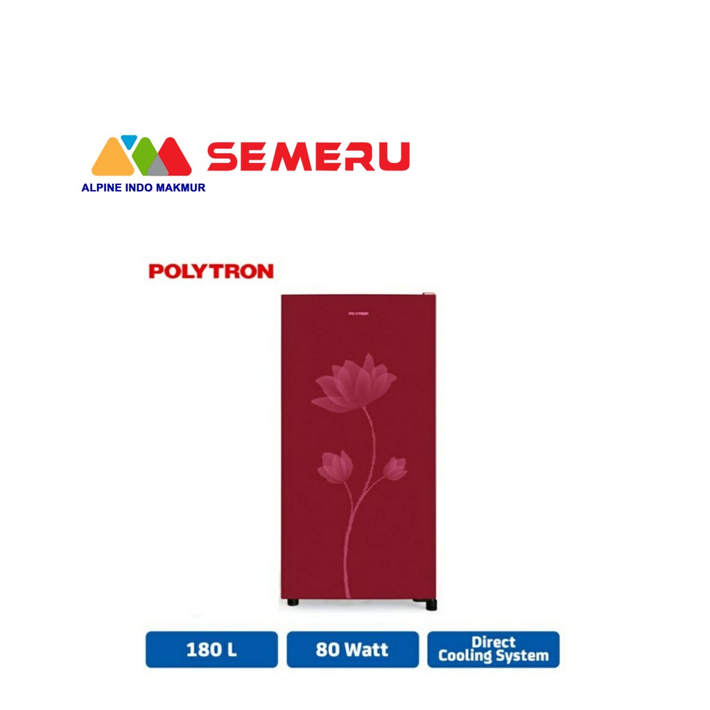 Jual POLYTRON KULKAS 1 PINTU 180 L PRB-189 BLUE / RED (KHUSUS MAKASSAR ...