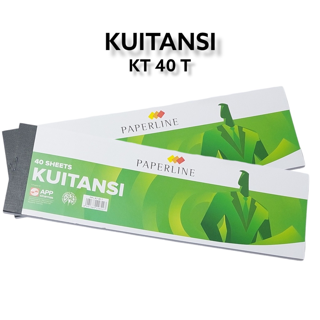 Jual Kwitansi / Buku Kwitansi Sedang KT 40 T Paperline 40 Sheets | Shopee Indonesia