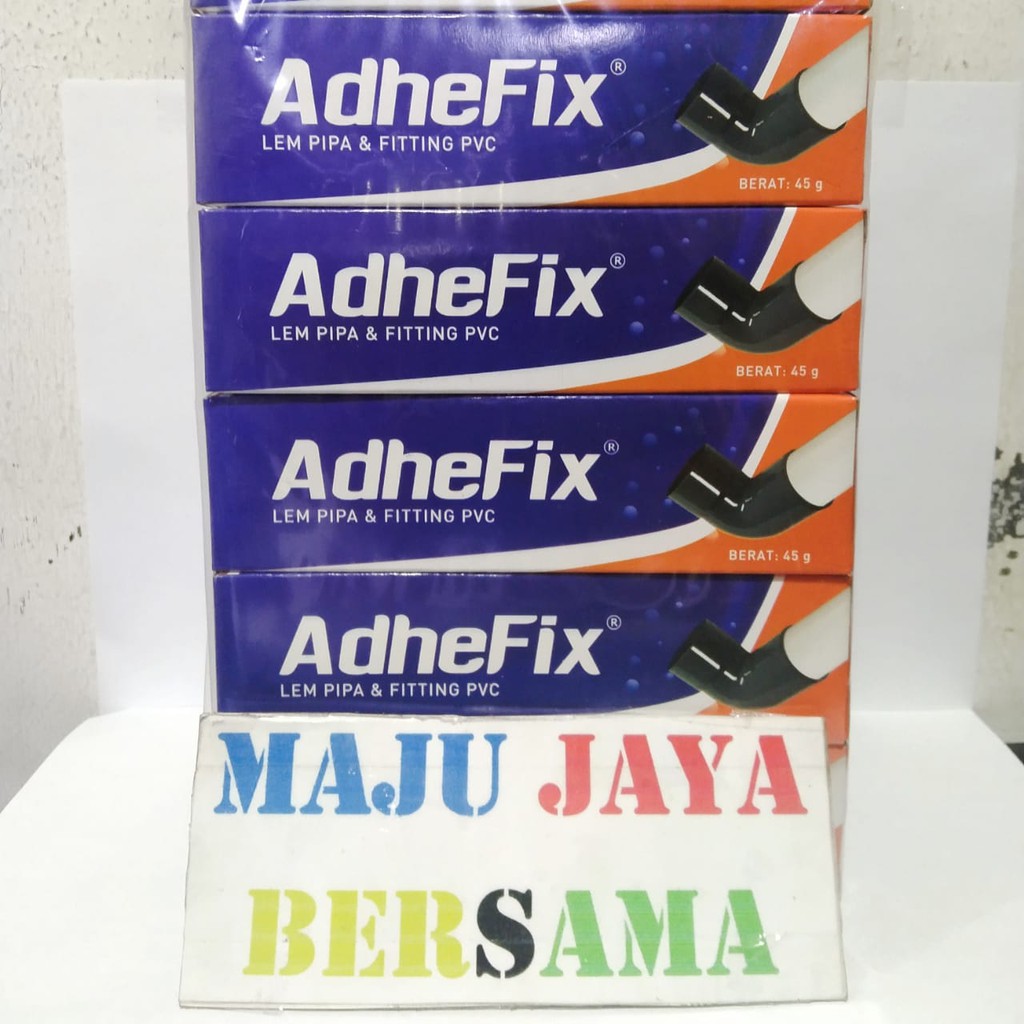 Jual Lem Pipa /Lem Pvc /fititng adhefix 45 g (12 pcs ) | Shopee Indonesia