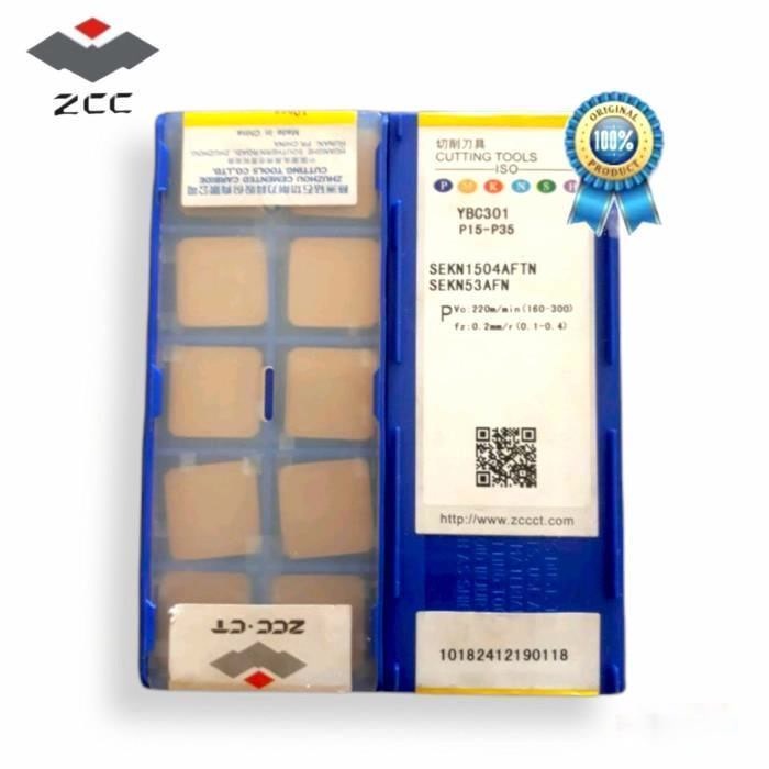 Jual Insert SEKN 1504AFTN YBC301 Original ZCC-CT Insert Miling | Shopee Indonesia