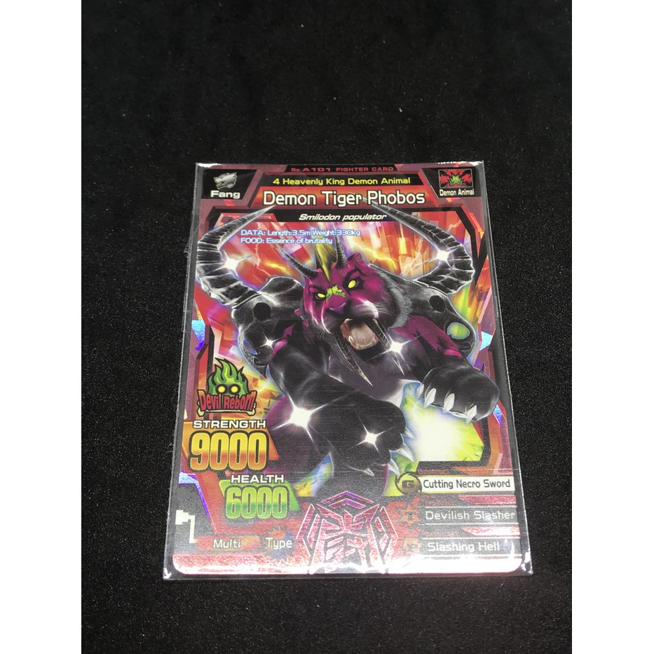 Jual Kartu Great Animal Kaiser Ultra Rare Demon Tiger Phobos 100% ...