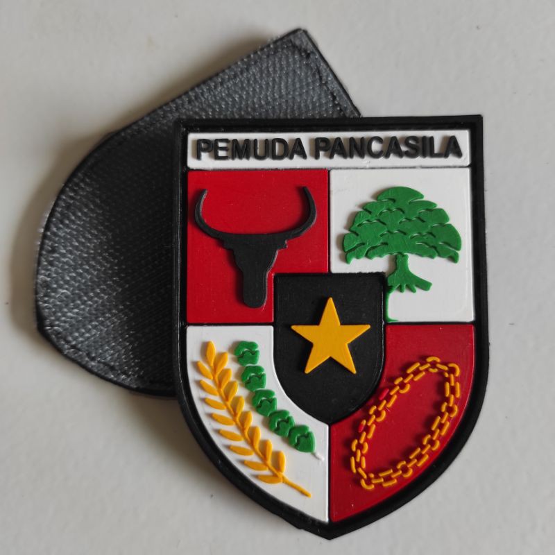 Jual PATCH RUBBER LOGO PP ( PEMUDA PANCASILA) PRISAI/TEMPELAN EMBLEM ...