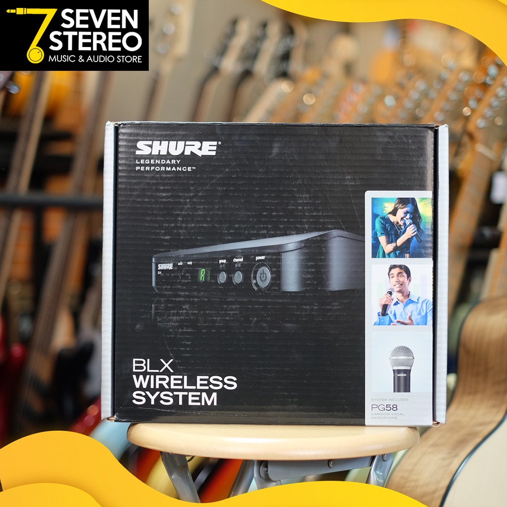 Jual Shure BLX24/PG58 Handheld Mic Wireless System | Shopee Indonesia
