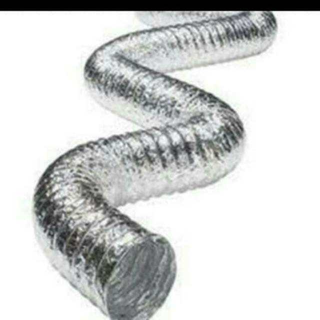 Jual Flexible ducting 10 in isi 10 meter free klem pc , pipa Ac exhaust ...