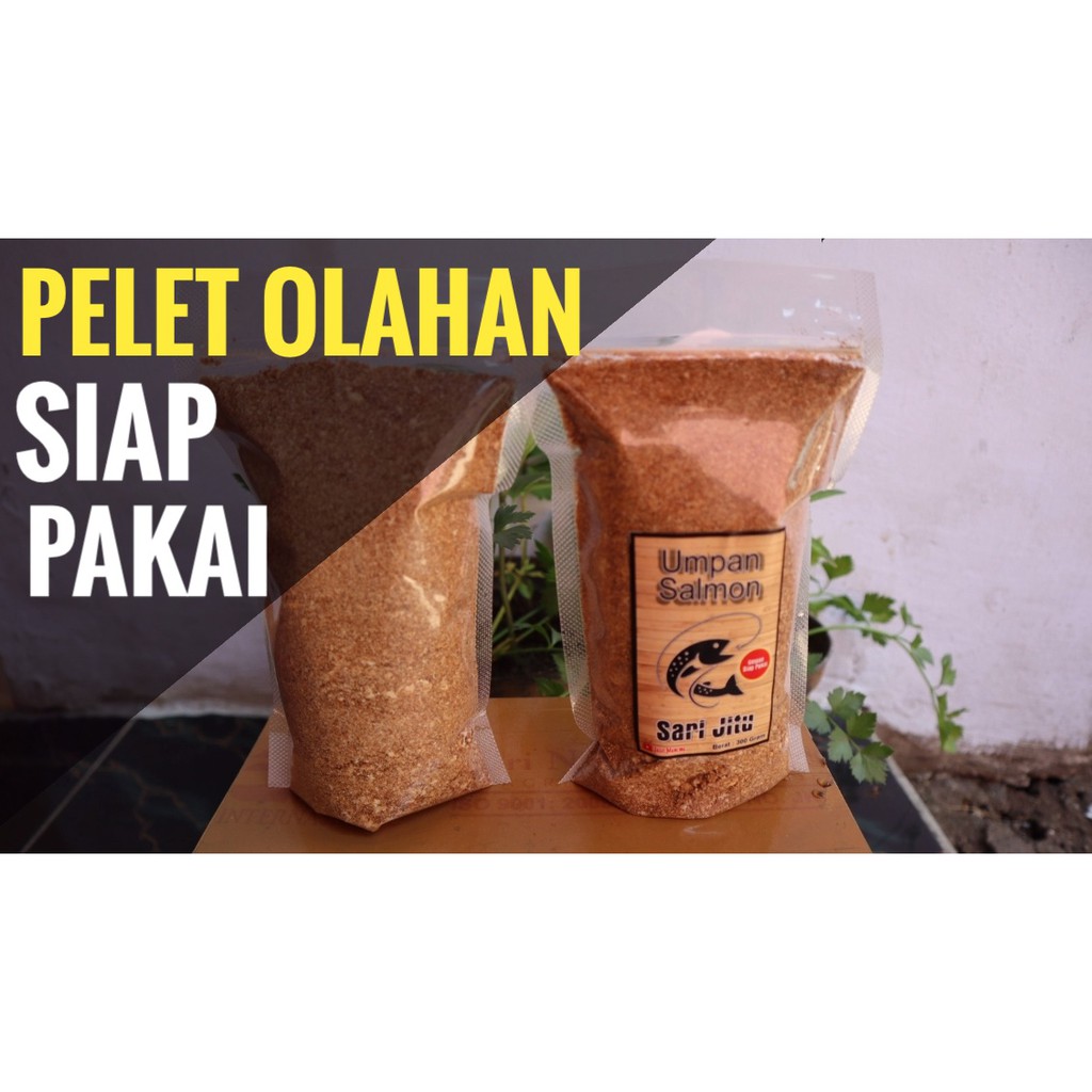 Jual Umpan Pelet Olahan Siap pakai untuk Mancing Ikan Mas Nila dan lele serta ikan danau atau ...