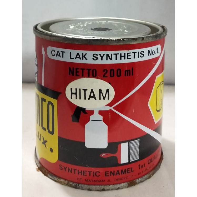 Jual CAT BESI KAYU EMCO HITAM 200 mL | Shopee Indonesia