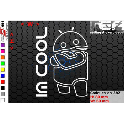 Jual ea cutting sticker / decal Code: ch-an-3b2 ( android ) | Shopee ...