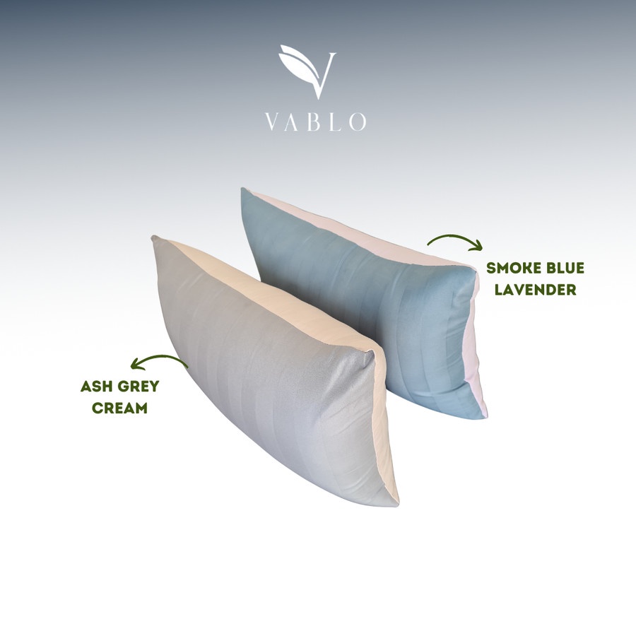 Jual Vablo bantal mini motif 50x30cm - two tone colour - memory foam ...