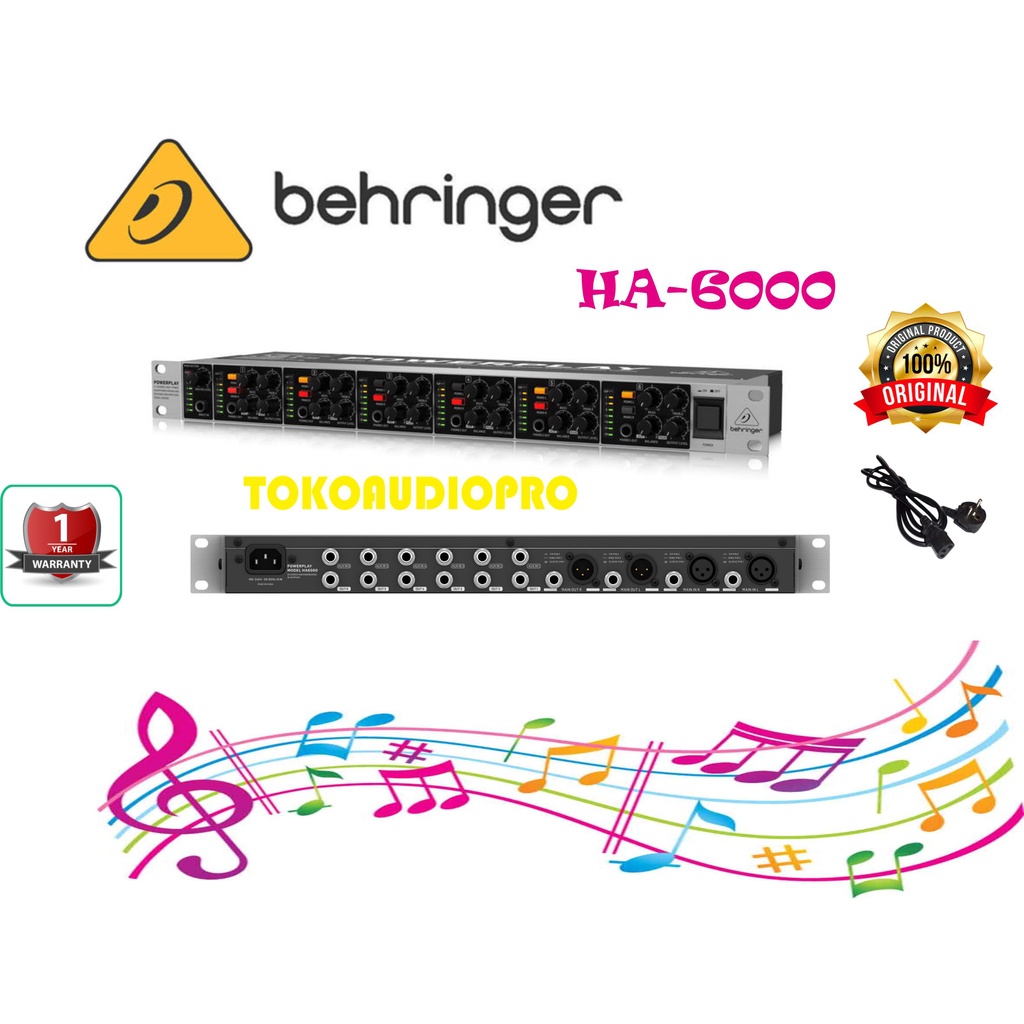 Jual Behringer HA6000 6-channel Headphone Amplifier | Shopee Indonesia