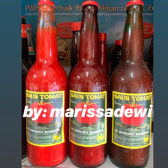 Jual [TERMURAH] Saus Tomat Rimba Ria 600ml Saos Bakso | Shopee Indonesia