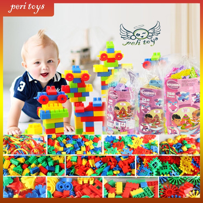 Jual Mainan Block Edukasi - Building Brick Anak Edukatif | Shopee Indonesia