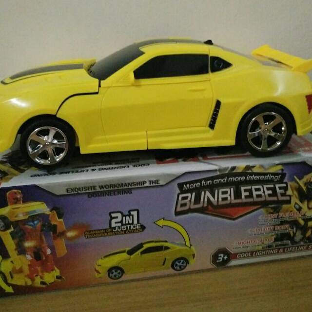 Jual 2 in 1mobil transformer bumble bee | Shopee Indonesia
