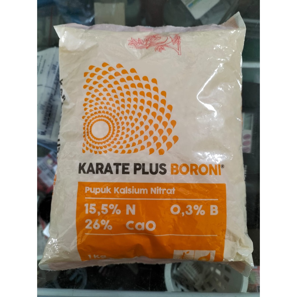 Jual PUPUK MEROKE KARATE PLUS BORONI 1 KG KEMASAN PABRIK KALSIUM NITRAT ...