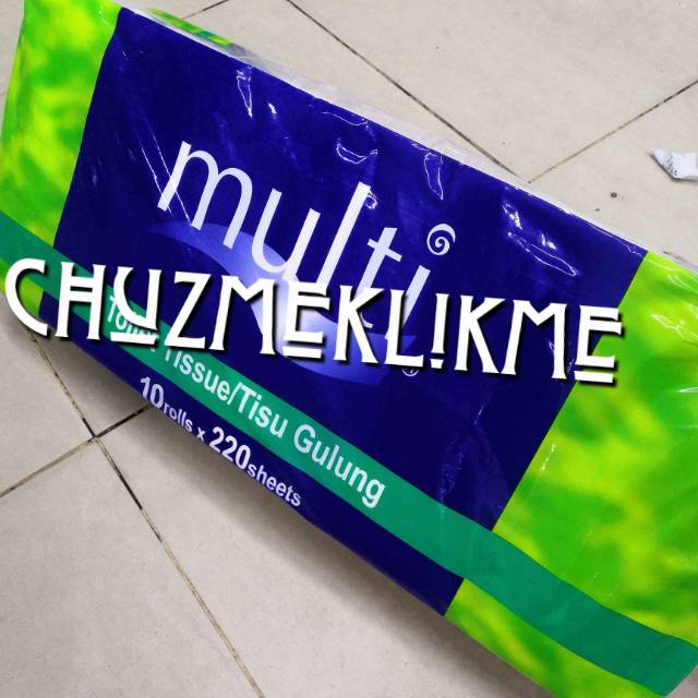 Jual Tisu gulung Multi 10 rolls (220 sheets)/Tisu Multi rolls isi 10 ...