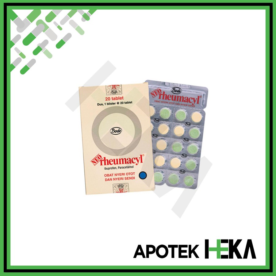 Jual Neo Rheumacyl Obat Nyeri Otot dan Sendi Strip Isi 20 Tablet Lapis ...