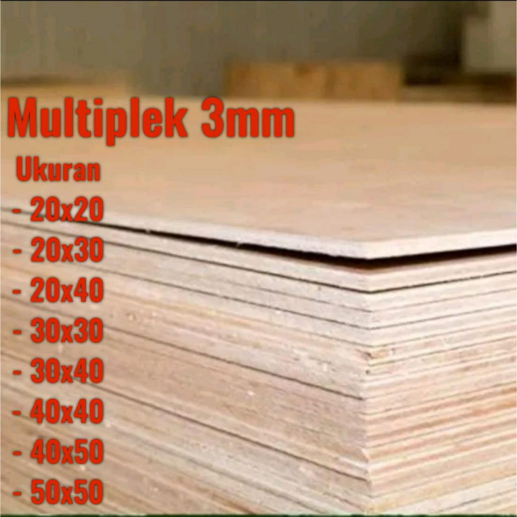 Jual PAPAN TRIPLEK MULTIPLEK 3MM | Shopee Indonesia