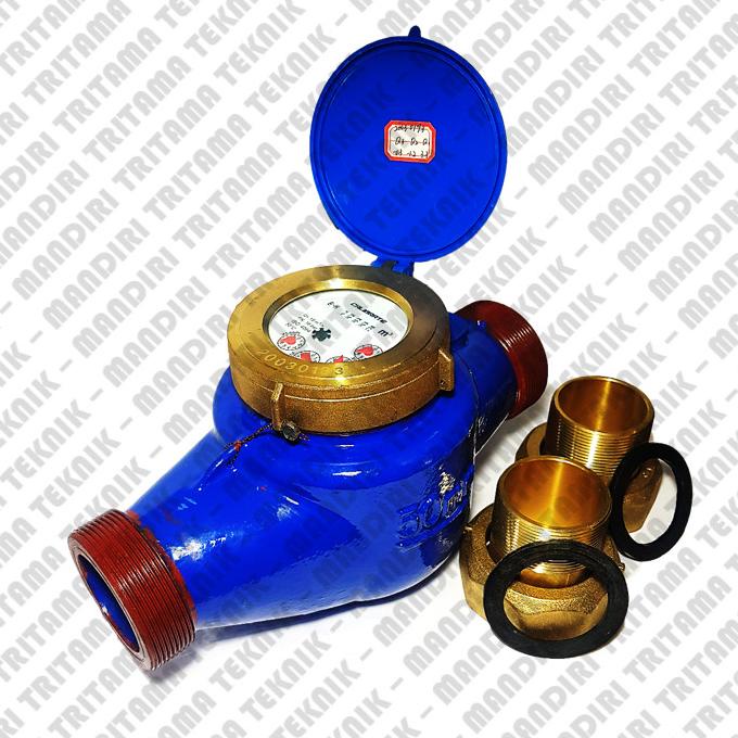Jual WATER METER 2 INCH CALIBRATE DN50 CONNECTION SCREW/DRAT | Shopee ...