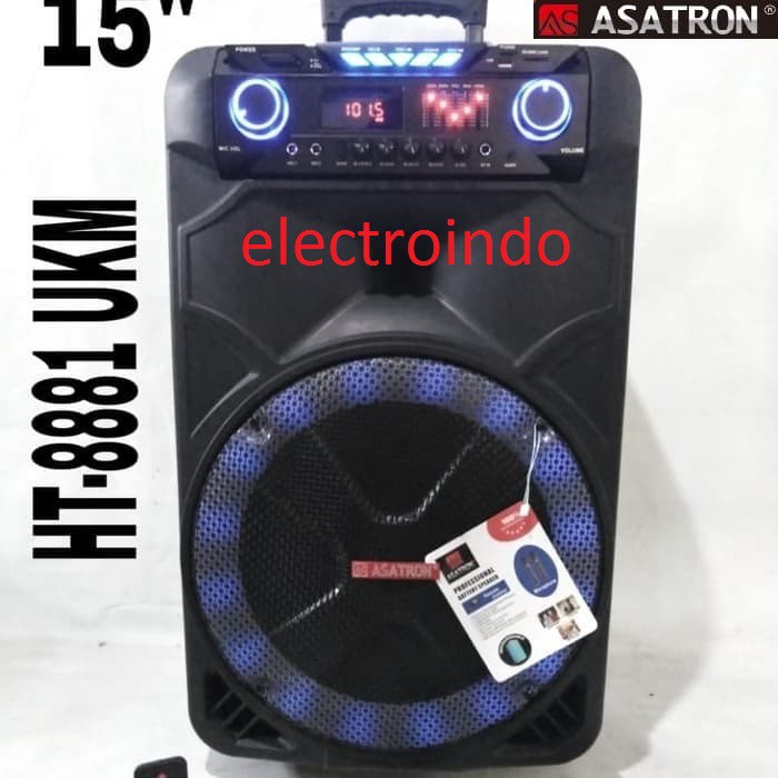 Jual Speaker Portable Amplifier Wireless Asatron HT 8881 UKM Original ...