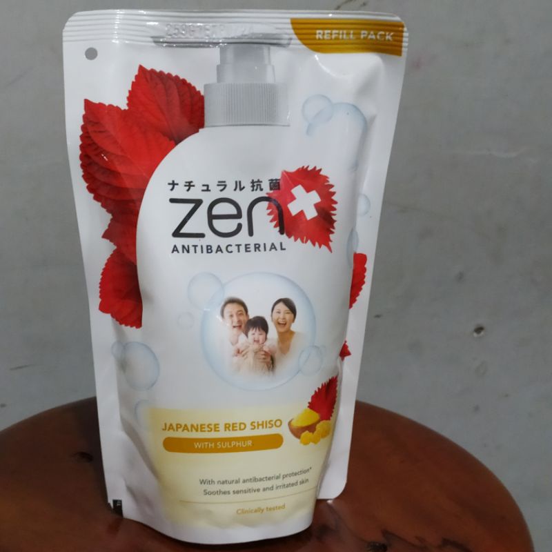 Jual Zen Body Wash 450 ml Japanese Red Shiso with Sulphur (Kemasan Baru ...