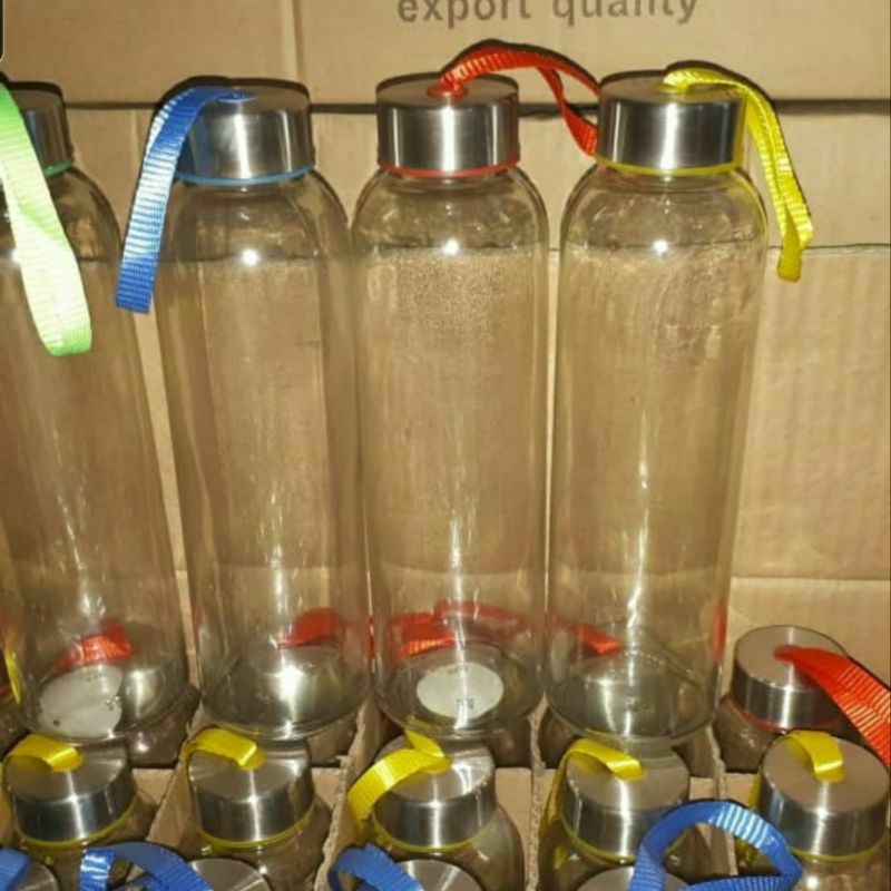 Jual 4 pcs Botol tutup Pita 520 ml / Botol Kaca serbaguna / Botol ...