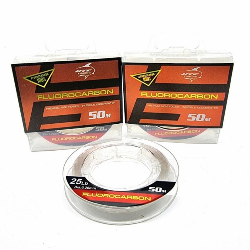 Jual Senar Ulticate Leader 100% Fluoro Carbon 50 meter | Shopee Indonesia