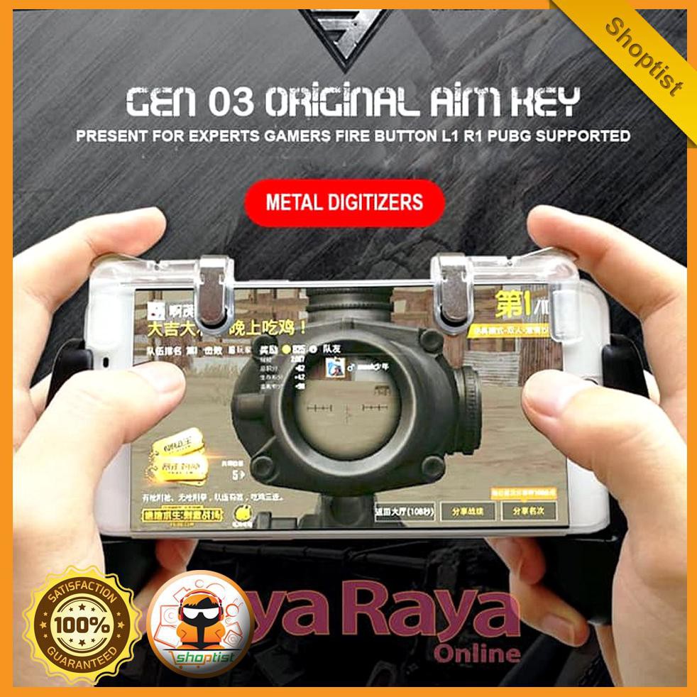 Jual L1 R1 L1R1 Sharpshooter Controller Mobile Pubg Ros Metal Button Hq ...