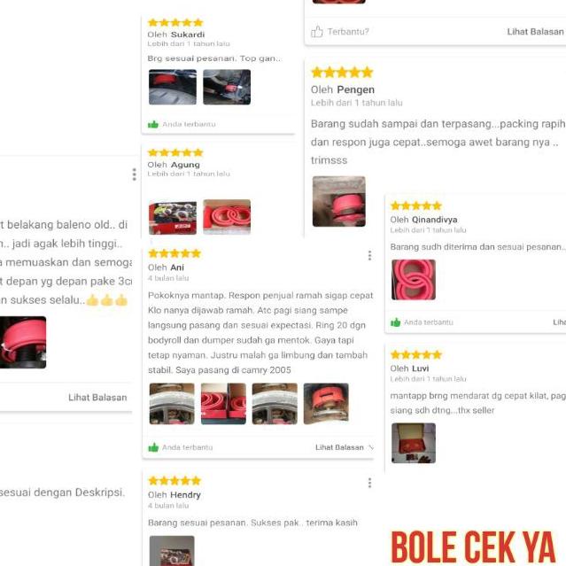 Jual Buffer mobil / spring buffer / ganjelan karet shockbreaker /size B ...