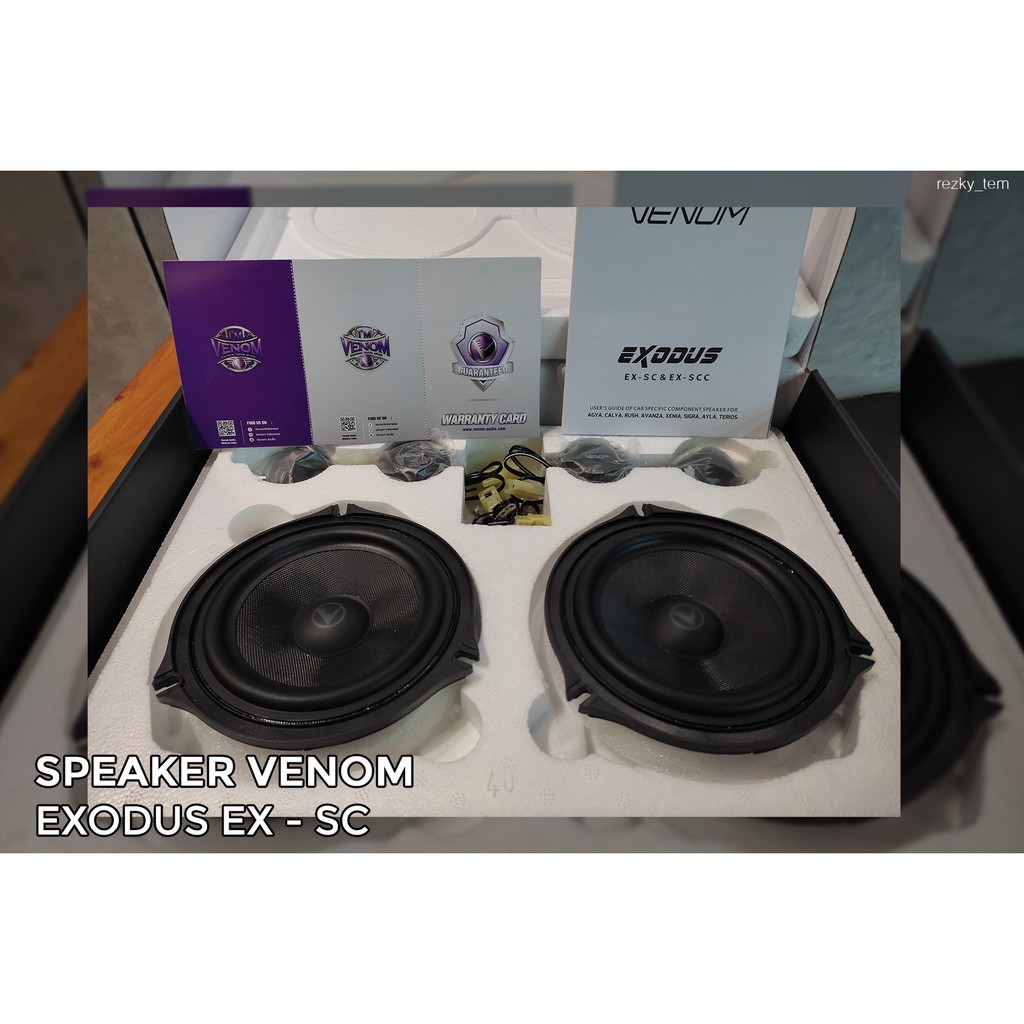 Jual SPEAKER SPLIT VENOM EXODUS EX - SC OEM PNP ( AVANZA,XENIA,WULING,RUSH,TERIOS,AGYA,AYLA ...