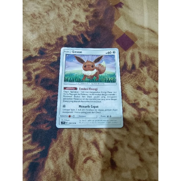 Jual Kartu Pokemon Indonesia - Eevee Evolution Set 1 | Shopee Indonesia