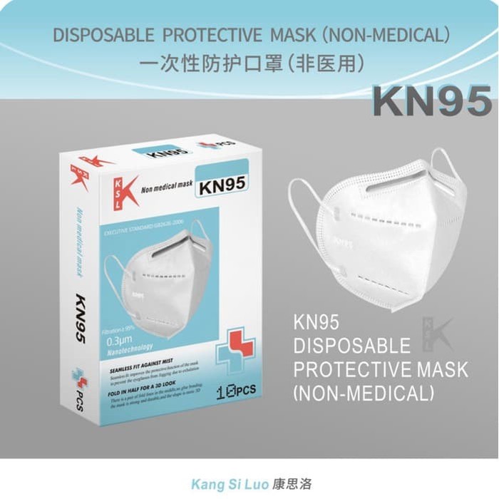 Jual Masker KN95 KSL ISI 10PC / Masker KN 95 5PLY / Masker N 95 ...