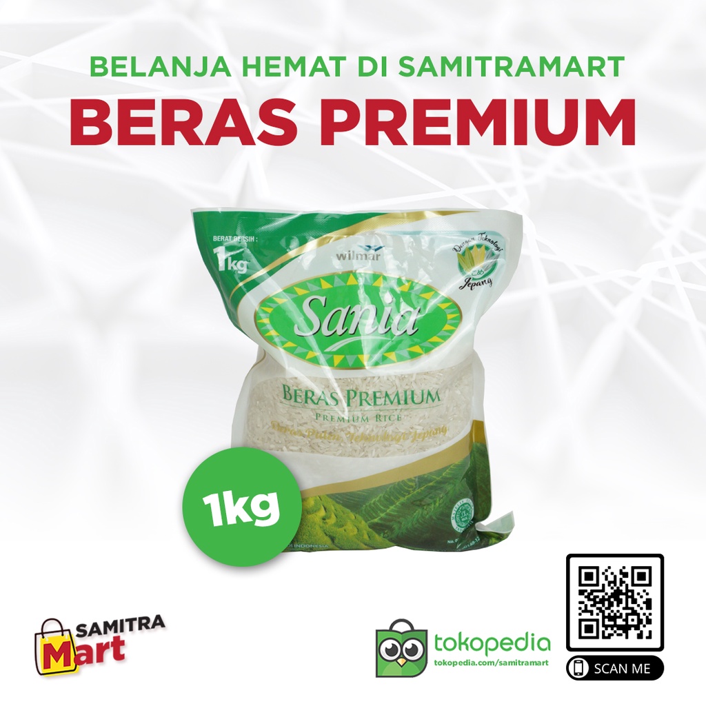Jual Beras Sania Beras 1 kg | Shopee Indonesia