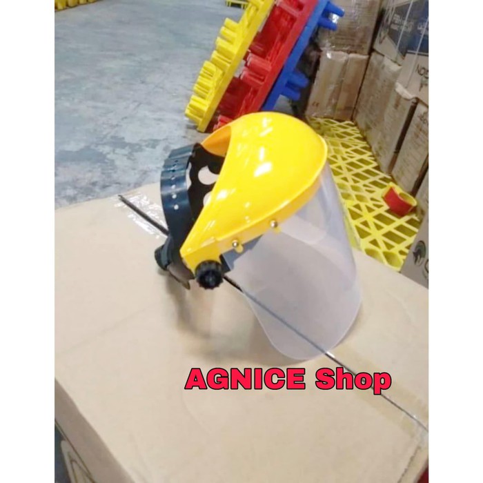 Jual Full Face Shield Safety APD Pelindung wajah Gerinda Visor LEGION ...
