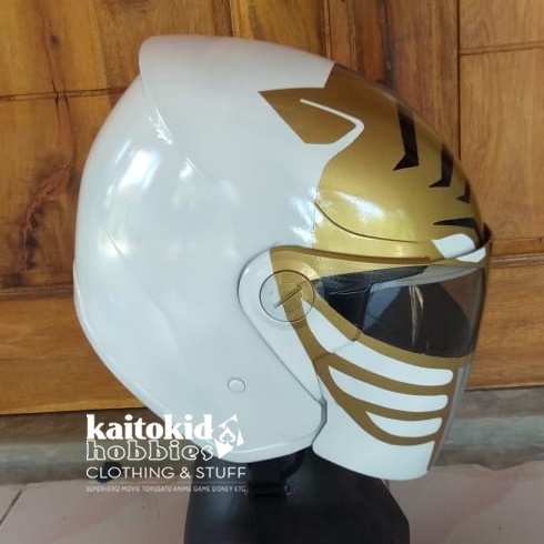 Jual Helm Motor WHITE RANGER Helm SNI POWER RANGERS MMPR bisa Custom ...