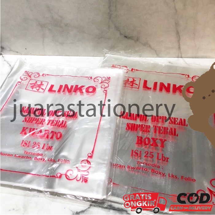 Jual Sampul Buku Plastik Mika Uk. Kwarto Boxy (HARGA 10 LEMBAR) / Sampul Plastik MIKA KWARTO ...