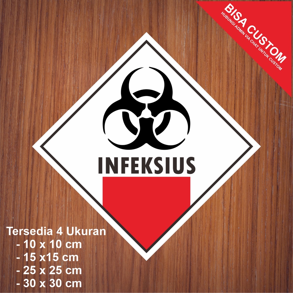 Jual STIKER LABEL TANDA LIMBAH B3 STIKER BAHAN BERBAHAYA, BERACUN ...