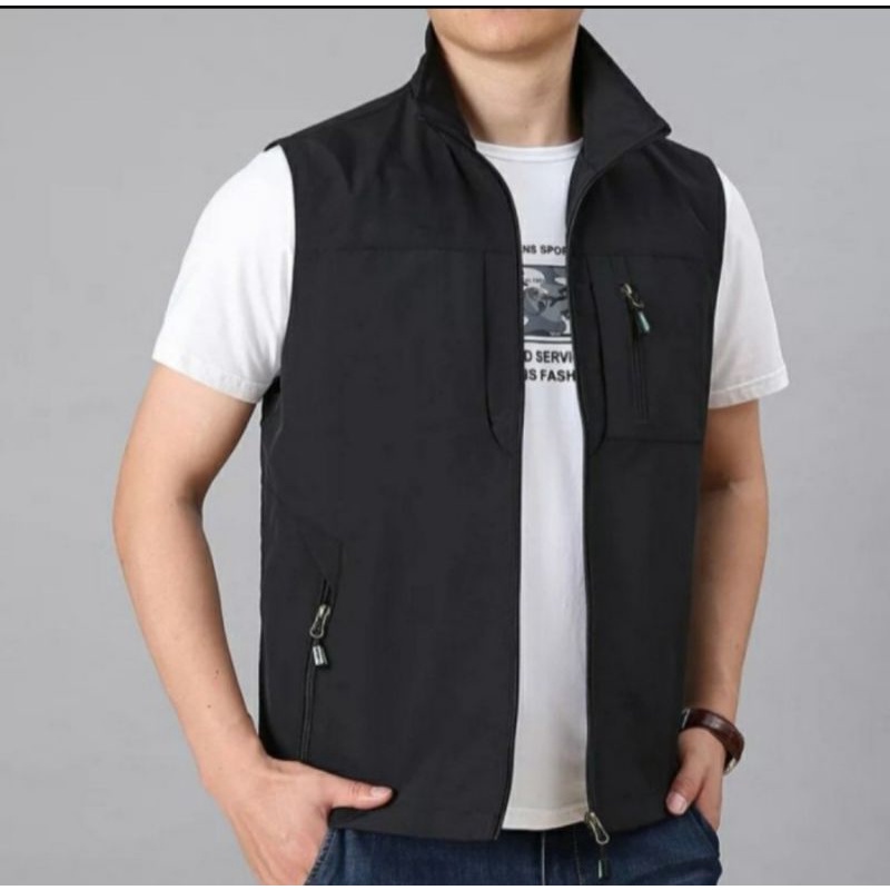 Jual rompi pria / rompi lapangan / vest pria / rompi proyek | Shopee ...