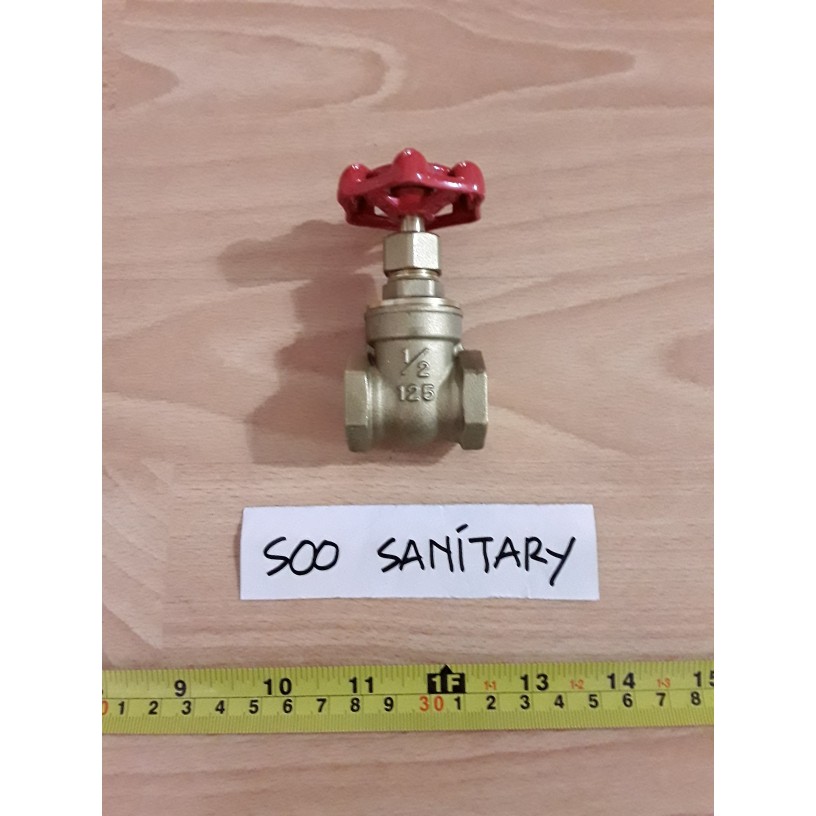 Jual Gate Valve 1/2" Kitz Kuningan - Stop Kran Putar Kitazawa Original | Shopee Indonesia