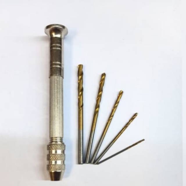 Jual Bor Tangan Manual Mini Hand Dril Tanpa Listrik + 5pcs Mata Bor ...