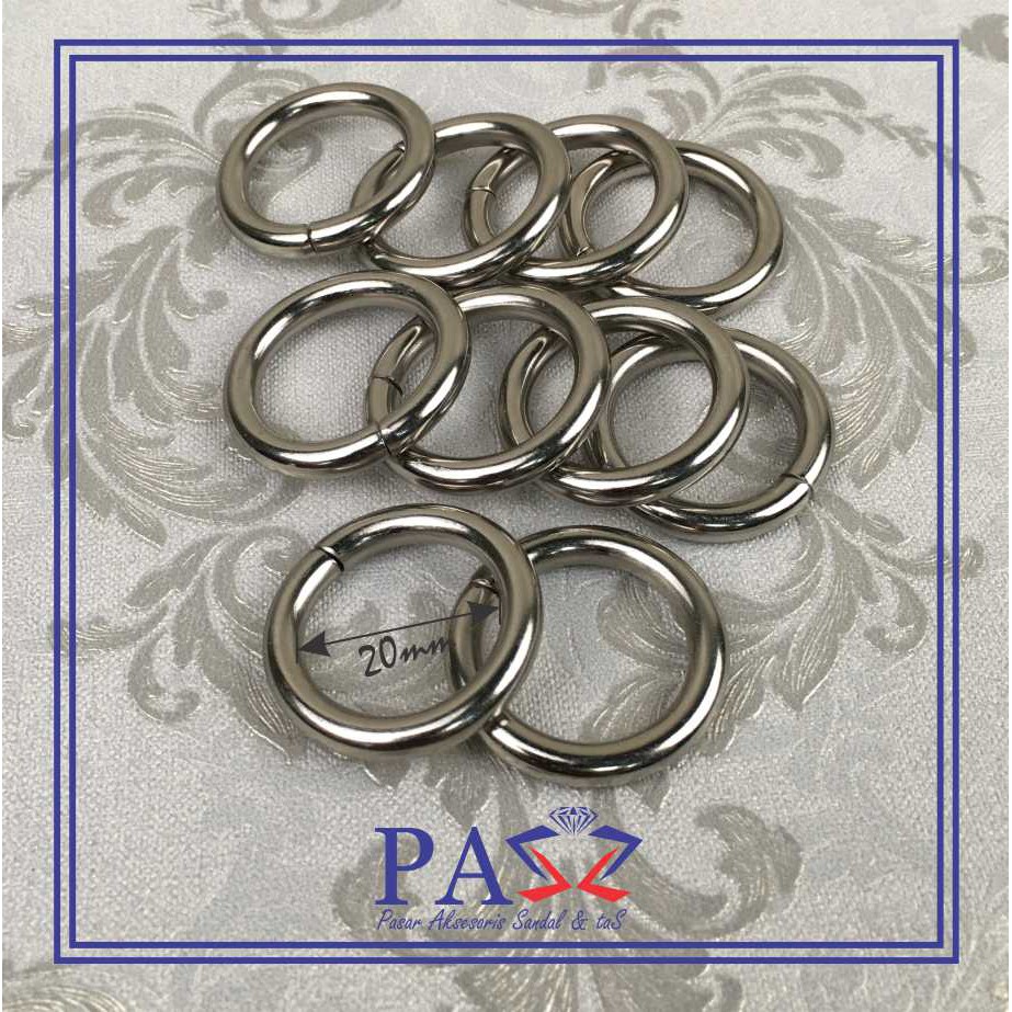 Jual Ring O 20mm Murah Ring Bulat Ring Tas Aksesoris tas | Shopee Indonesia