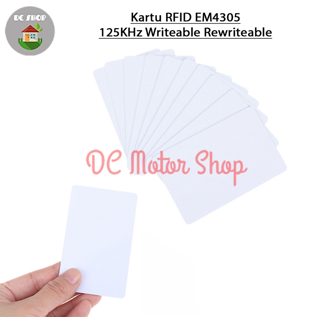 Jual Kartu RFID EM4305 125KHz Writeable Rewriteable | Shopee Indonesia