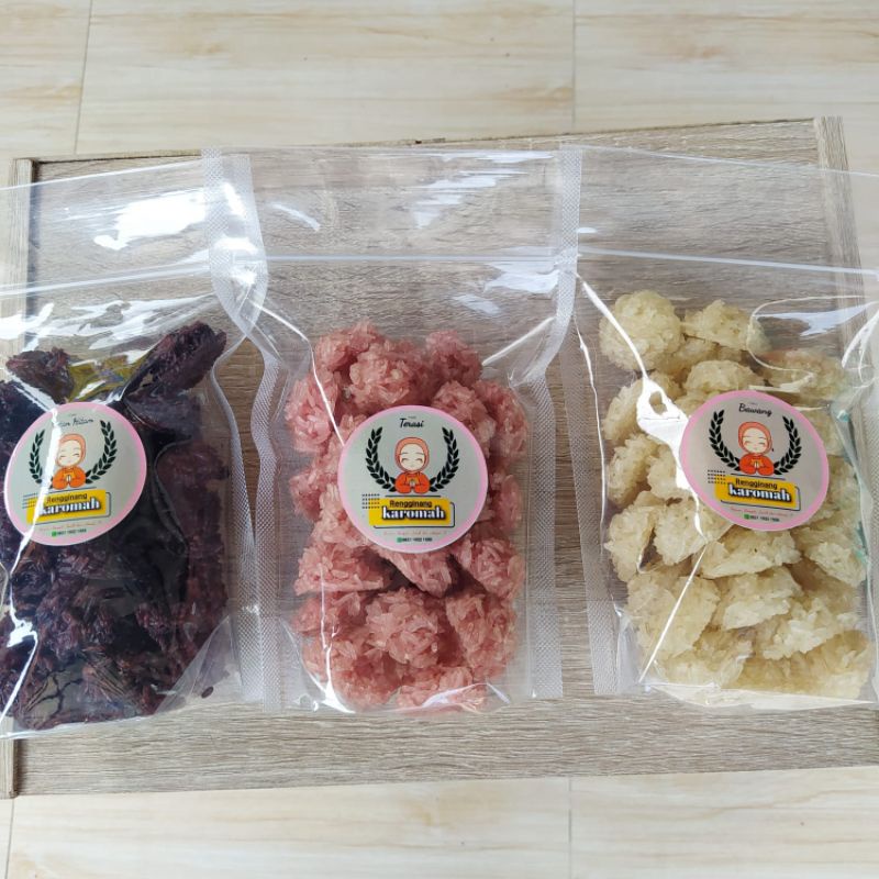 Jual Ranginang / rengginang mini / endul mentah 250gram karomah khas ...