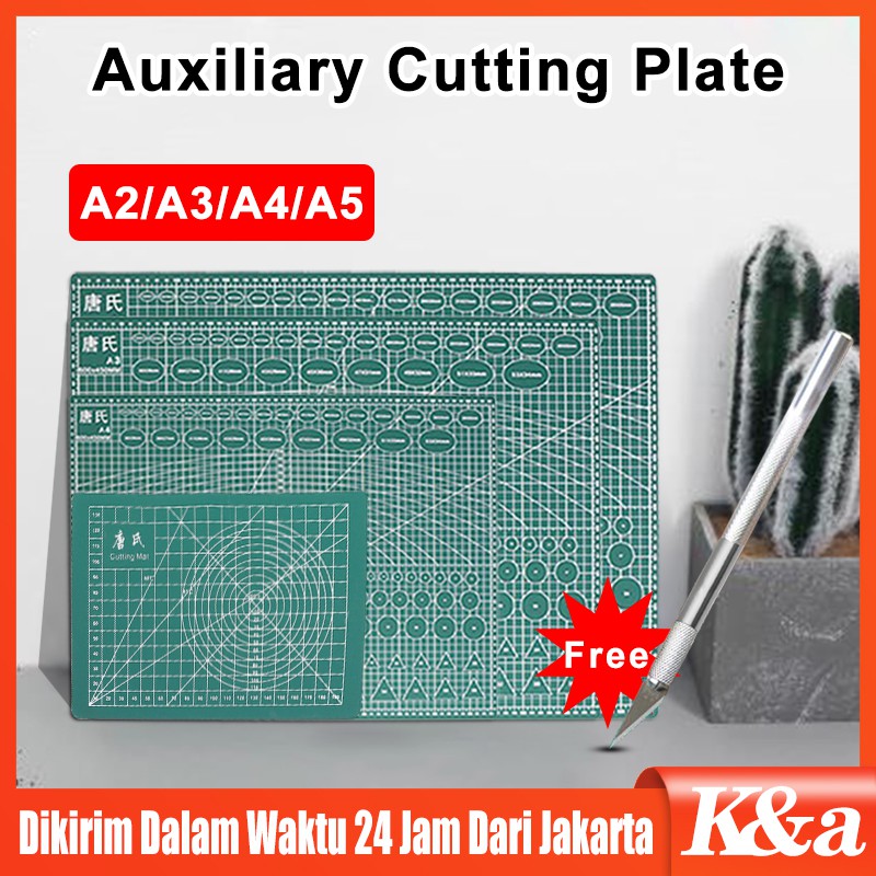 Jual 【Free Pisau Ukir】Cutting Mat A3/A4/A5 Alas Potong Serbaguna PVC Cutting Mat Cutting Pad ...