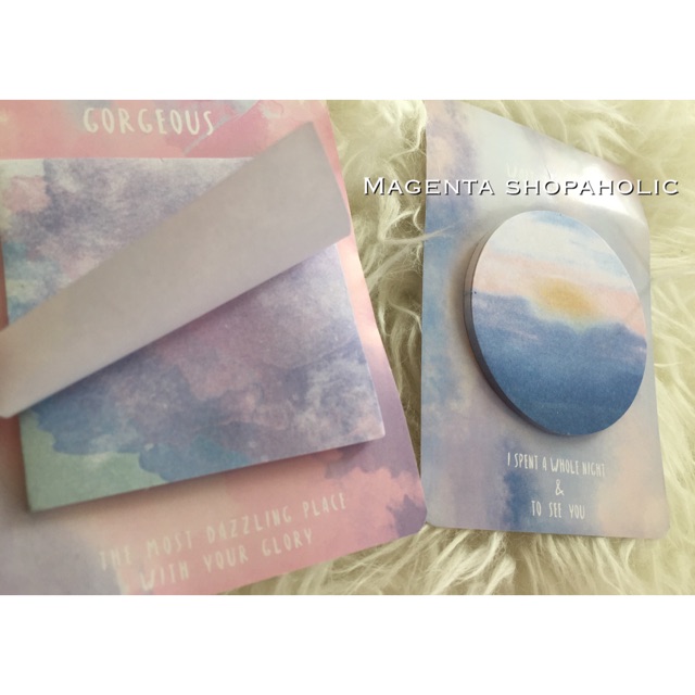 Jual STICKY NOTE OMBRE - KERTAS NOTE BOOK RAINBOW PELANGI WARNA-WARNI ...