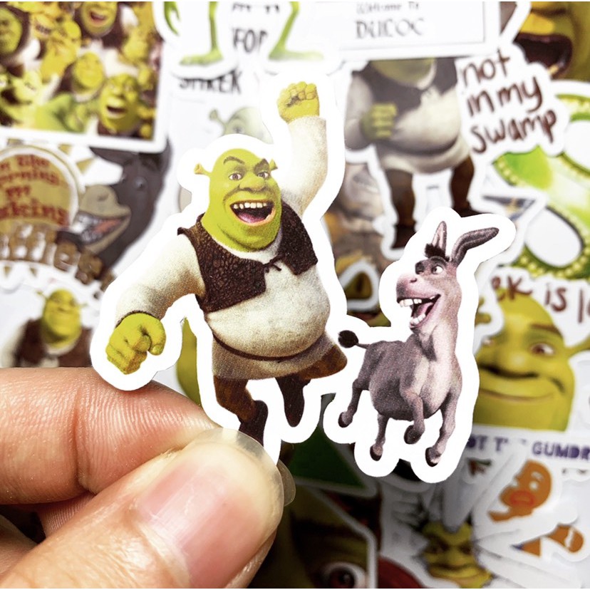 Jual SHREK DISNEY DREAMWORKS NETFLIX FILM STICKER STIKER LOGO TUMBLR ...