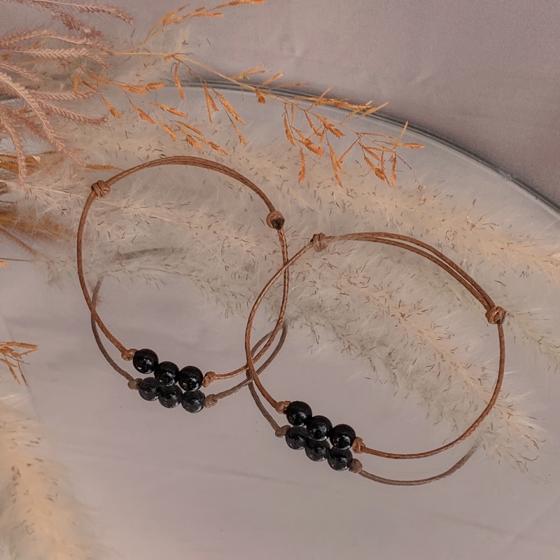 Jual BLACK STONE (gelang tali/ gelang simpel/ gelang etnik/ gelang ...