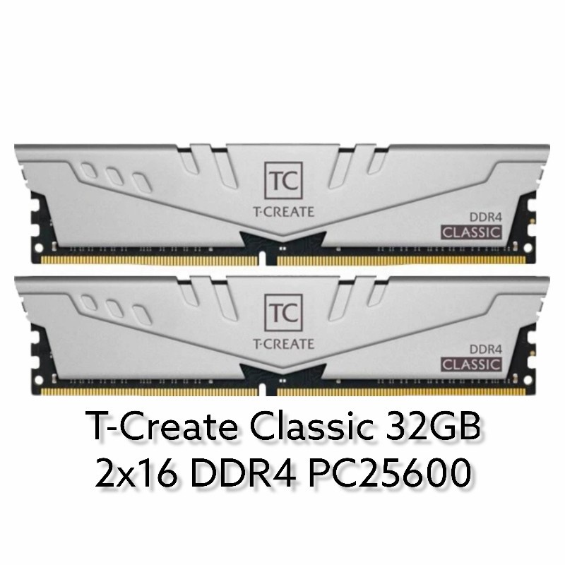Jual Team Group T-CREATE Classic DDR4 32GB (2X16) PC 25600 - Ram ...